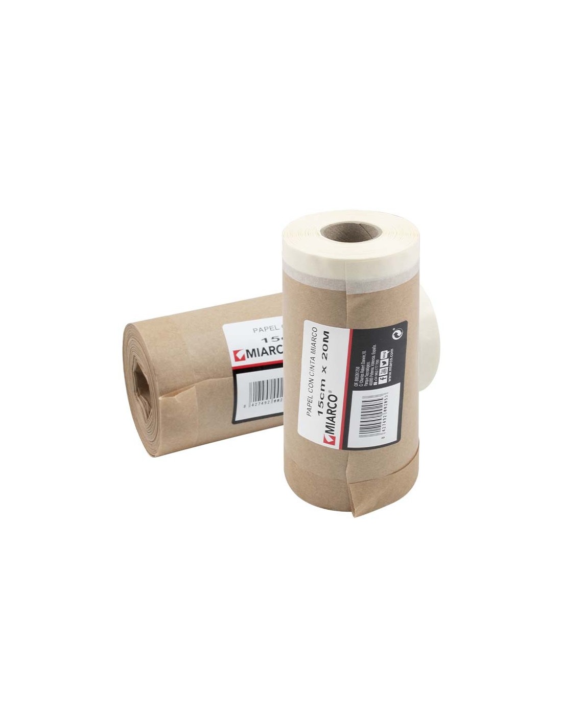 PAPEL CON CINTA MCO Ancho y largo del papel 15cm x 45cm